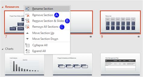 Removing Sections In PowerPoint 2016 For Windows