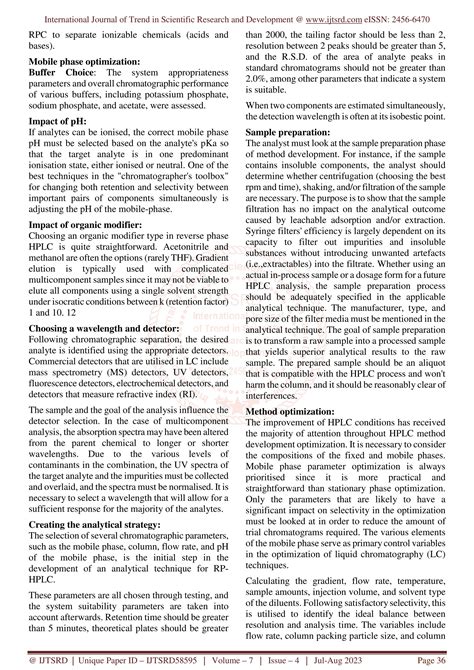 A Review Hplc Method Development And Validation Pdf