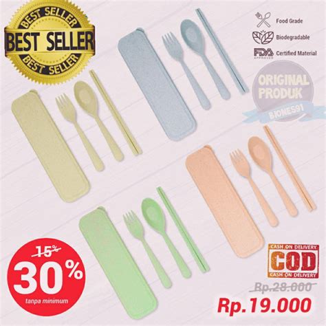 Jual Sendok Makan Travel Sendok Portable Praktis Set Sendok Makan