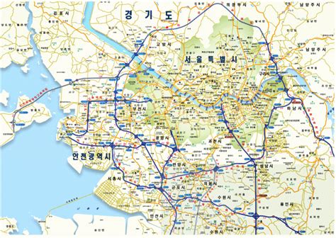경기도지도 수도권지도 관광지도 도로지도 고속도로지도 광열전철지도 규제지도 네이버 블로그