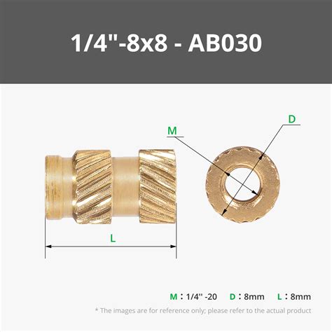 Round Threaded Brass Heat Insert Nut Bambu Lab Us Store