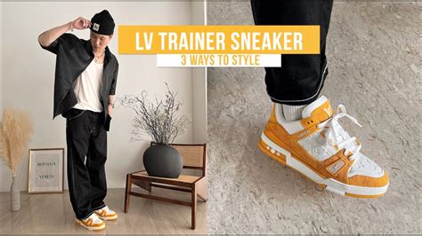 Styling Louis Vuitton Trainer Sneaker 3 Ways And Unboxing