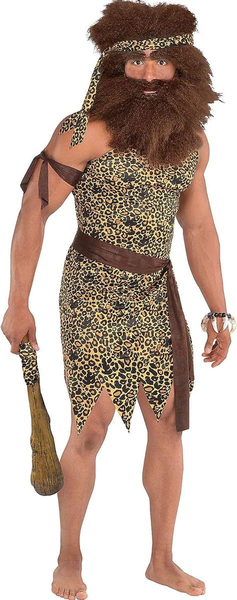 Caveman Tunic Kit Cave Man Suit Yourself Fancy Dress Up Halloween Adult