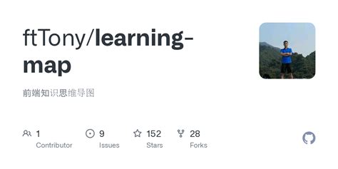 GitHub ftTony learning map 前端知识思维导图