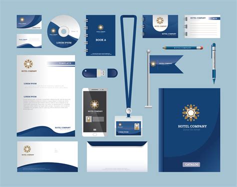 Hotel Mockup Vector Art Icons And Graphics For Free Download
