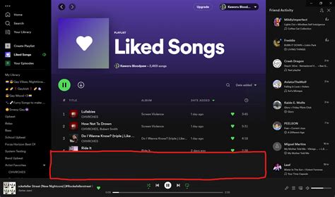There Is A Black Bar Hanging At The Bottom Of The The Spotify Community