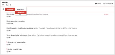 How To Sort Your Tasks Based On Due Date