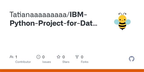 Github Tatianaaaaaaaaaibm Python Project For Data Science