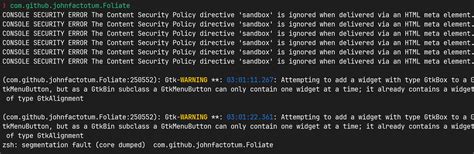 App Crashes Segmentation Fault When Closing Book Info Window In The Catalog Issue