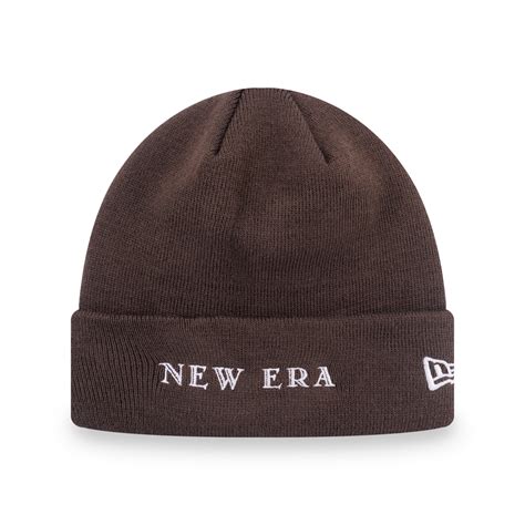 New Era Basic Dark Coffee 6 Dart Cuff Beanie New Era Hong Kong