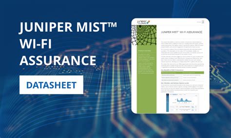 Juniper Mist™ Wi Fi Assurance Overview Ai Networking Club Harnessing The Power Of Ai Driven