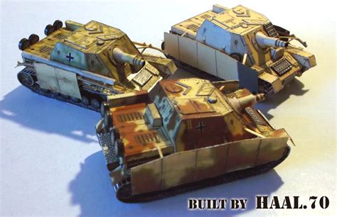 Sturmpanzer Iv Brummbär Early Production Papercraft Vehicle Lobster