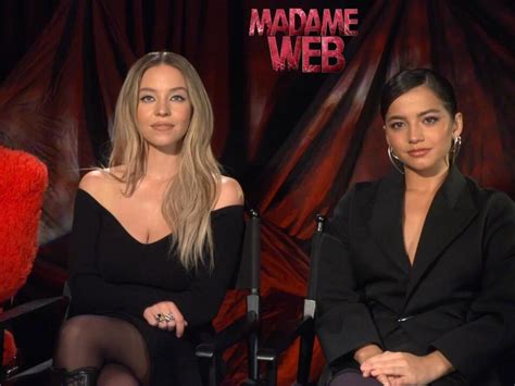 Madame Web Sydney Sweeney Celeste Oconnor And Isabela Merced Talk