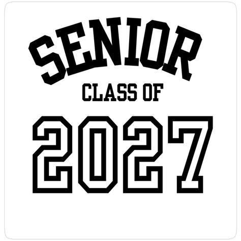 Senior Class Of 2027congratulation Graduation Sticker In 2025