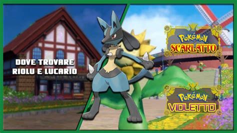 Dove Trovare Riolu E Lucario In Pokémon Scarlatto E Violetto