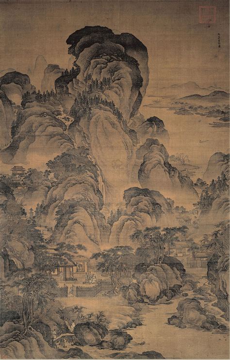 李相东篱秋色图 宋代 无为斋