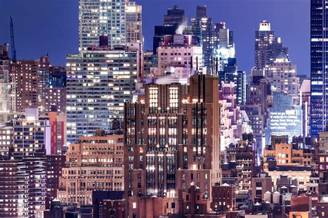 Nyc Day And Night Skyline Photographs And Prints Vast