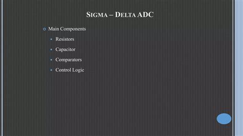 Adc Types Analog To Digital Converter Pptx