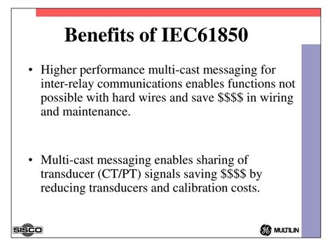 Ppt Iec 61850 Communication Networks And Systems In Substations An Overview For Users