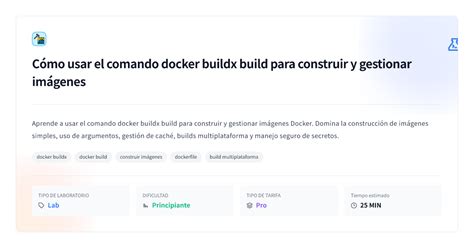 Cómo Usar Docker Buildx Build Guía Completa Para Construir Imágenes Docker Labex