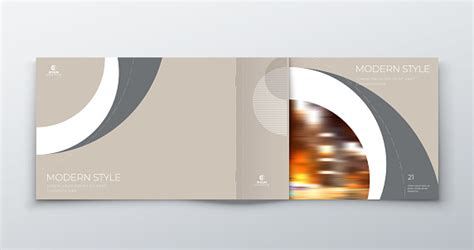 최소한의 우아한 기하학적 디자인으로 가로 커버 수평 브로셔 플라 카드 보고서 포스터 전단지 배너 등에 대한 현대적인 추상적 인