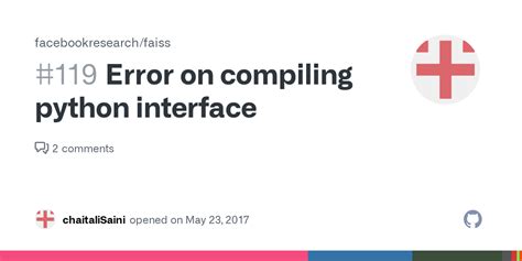 Error On Compiling Python Interface · Issue 119 · Facebookresearchfaiss · Github