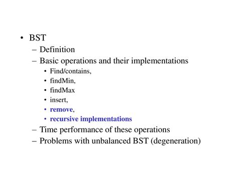 Review For Exam 1 Topics Covered For Each Of These Data Structures