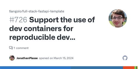 Support The Use Of Dev Containers For Reproducible Dev Environment