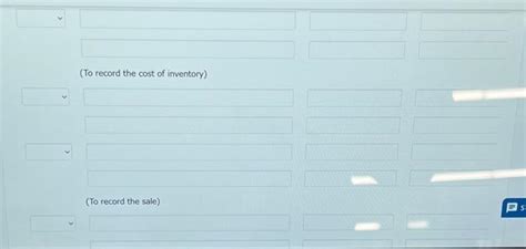 Solved Skysong Uses The Fifo Cost Flow Assumption All