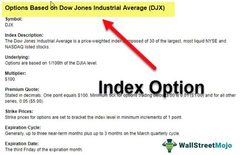 Index Options Definition Examples How To Price Index Options