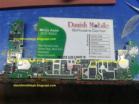 HUAWEI P Lite LCD LIGHT IC Danish Mobile