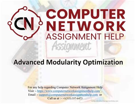 Advanced Modularity Optimization Assignment Help Pptx
