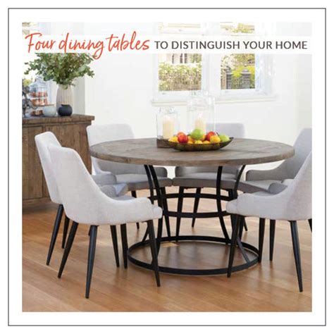 four dining tables to distinguish your home