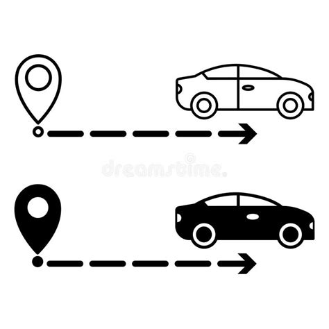 Icons Itinerary Stock Vector Illustration Of Vector 331026729