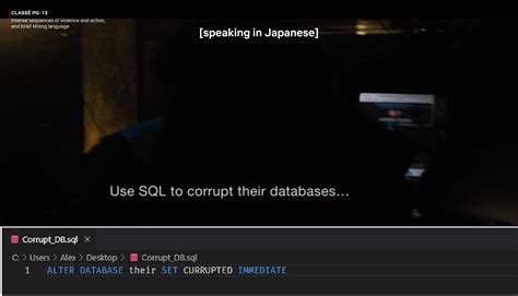 Use Sql To Corrupt Their Databases Rprogrammerhumor