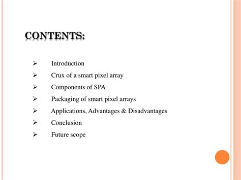 Ppt Smart Pixel Arrays Powerpoint Presentation Free Download Id2153748