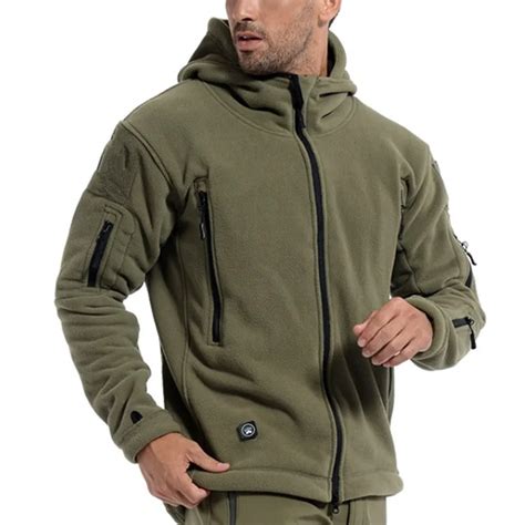 Us Military Fleece Tactical Jacket Men Thermal Outdoors Polartec Warm