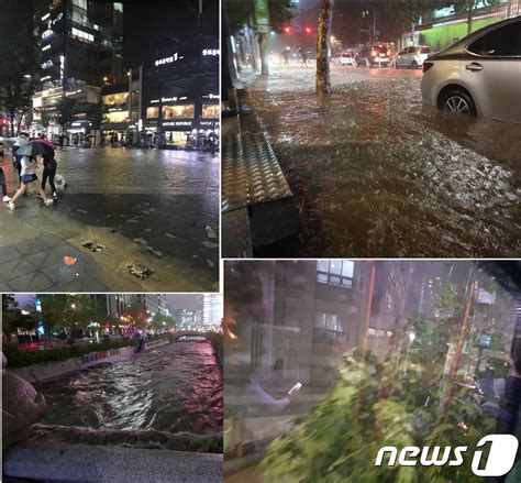 중랑천 홍수주의보 발령서울 곳곳 침수피해 급증 네이트 뉴스 중랑천 홍수주의보 발령서울 곳곳 침수피해 급증 네이트 뉴스