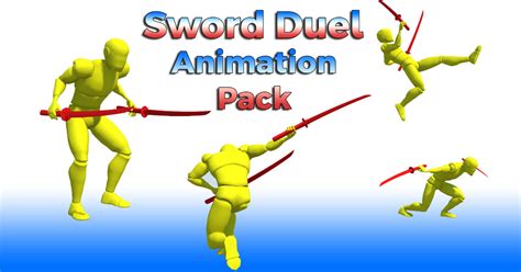 Stylized Sword Duel Animation Pack 3d Animations Unity Asset Store