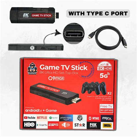 Original Android Pro Wireless Gaming Controller Type C With 2 Wirele