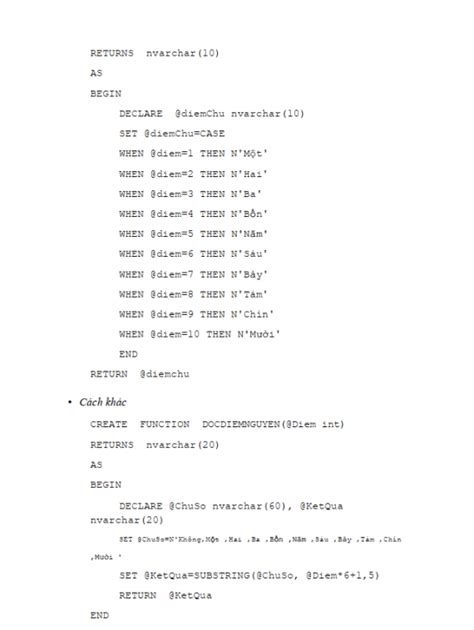 Bài Tập Truy Vấn Sql Cơ Sở Dữ Liệu Trường Cao Đẳng Bình Định 2025