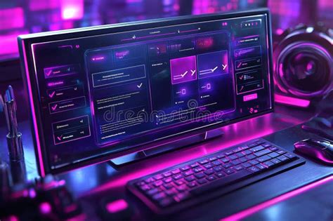 Professional Digital Illustration Showcases Reminder App Interface On Computer Screen It