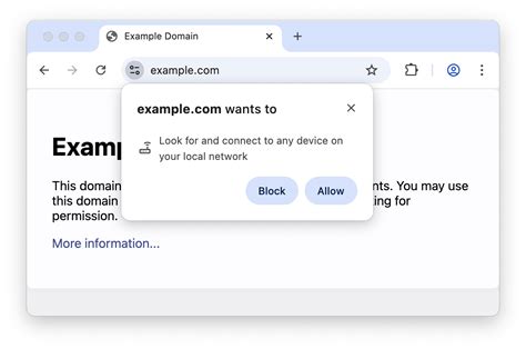 New Permission Prompt For Local Network Access Blog Chrome For Developers