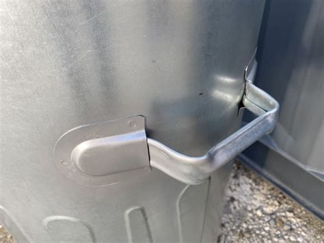 Kosz Ocynk Metalowy 110 L Pojemnik Na Odpady Ocynkowany Popiół Ustroń
