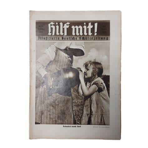 Ww2 German Hilf Mit Magazine Issue 10 July 1935 Canadian Soldier