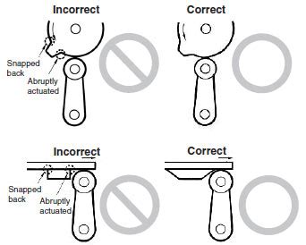 Precautions For Correct Use Of Safety Limit Switches Cautions For Safety Limit Switches OMRON