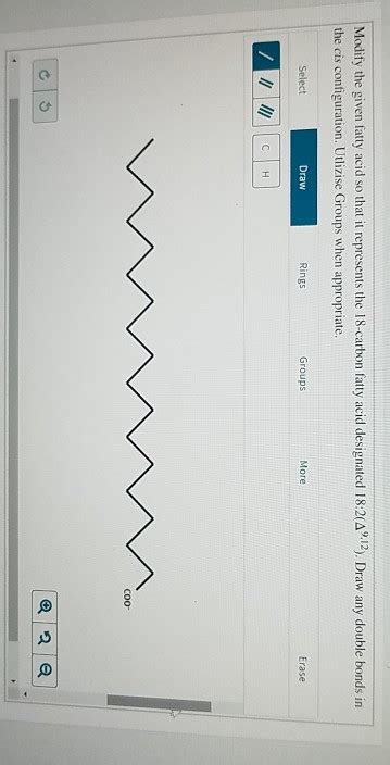 solved modify the given fatty acid so that it represents the