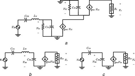 Equivalent Circuit For AC Analysis A Smallsignal Model Of One Stage Download Scientific