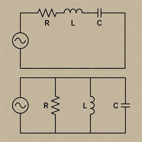 Premium Vector Series And Parallel Rlc Circuit