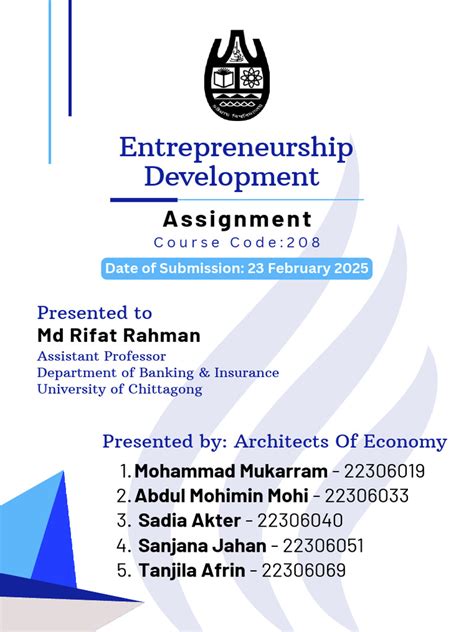 Cover Page Of Assignment Pdf